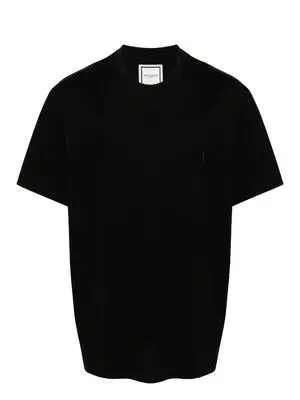 WOOYOUNGMI Logo-patch T-shirt - Black