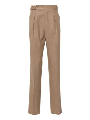 INCOTEX Incotex Straight-Leg Wool Trousers