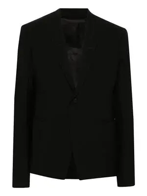 Rick Owens 73cms Soft Blazer - Black