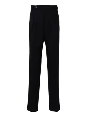 Incotex Straight-leg Wool Trousers - Blue