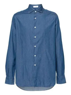 GLANSHIRT Long-sleeved Denim Shirt