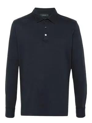 ZANONE Interlock Polo Shirt - Blue
