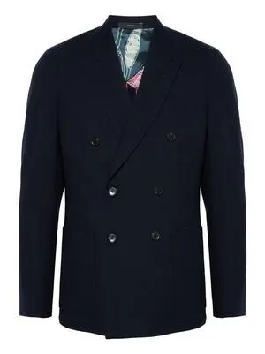 Paul Smith Notched Lapels Double-breasted Blazer - Blue
