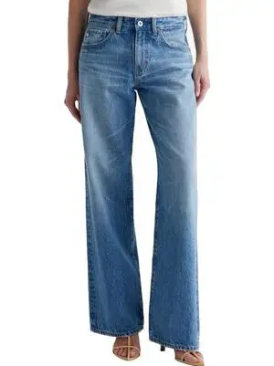 Ag Adria Low-rise Wide-leg Jeans - Doncaster
