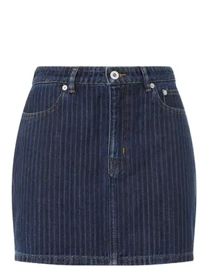 Kenzo Denim Mini Skirt - Blue