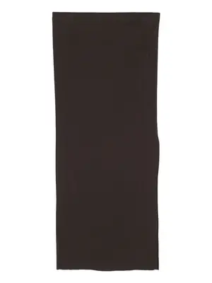 Remain Birger Christensen Knitted Midi Pencil Skirt - Brown
