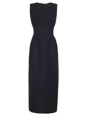 Adam Lippes Ophelia Sheath Dress - Black