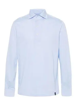 Boggi Milano Logo-tag Polo Shirt - Blue