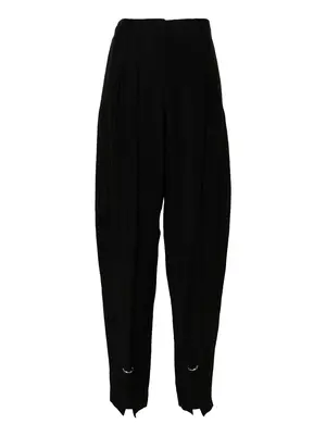 MUGLER Pierced Tailored Trousers - Black