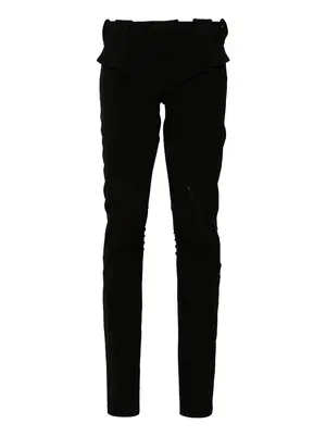 MUGLER Mugler Zipped Scuba Trousers
