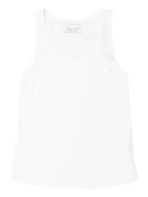 LES TIEN Mary Tank - White