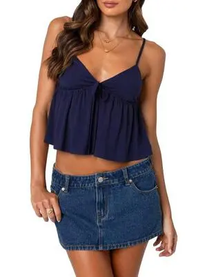 EDIKTED Sunrise Babydoll Camisole - Navy