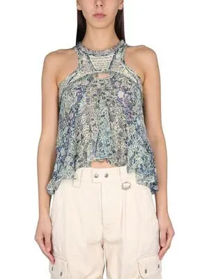 Isabel Marant Onyie Top - Blue