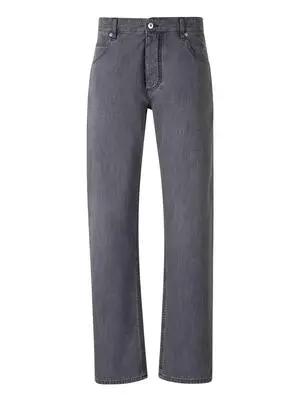 Bottega Veneta Vintage Straight Jeans - Antracite Grey