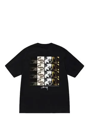 StÜssy Grid Tee Shirt - Black