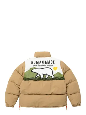 HUMAN MADE Polar Bear Down Jacket - Beige