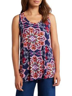 Loveappella Swing Tank - Navy Hot Pink