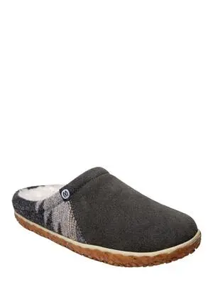 Minnetonka Tahoe Faux Fur Lined Slipper - Grey Multi