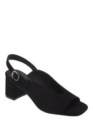 KOKO + PALENKI Polina Slingback Sandal - Black Suede