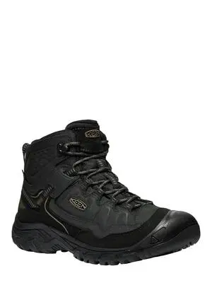 Keen Targhee Iv Waterproof Mid Hiking Shoes - Triple Black