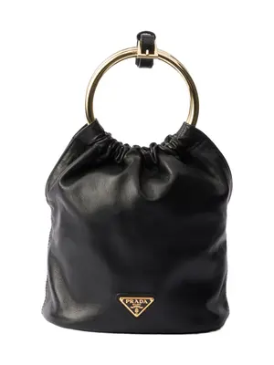 Prada Nappa Leather Mini Bag - Black