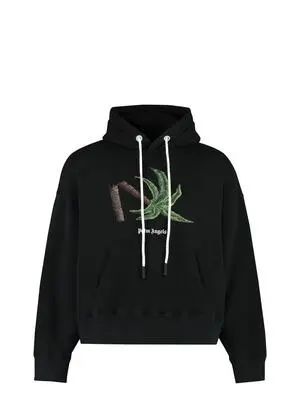 Palm Angels Broken Palm Hoodie - Black