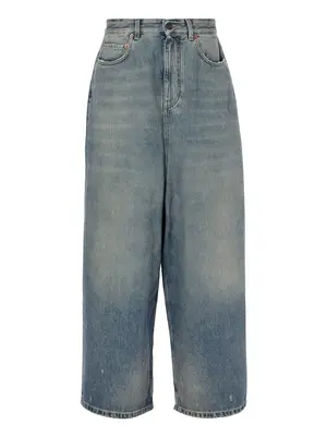 Balenciaga Wide-leg Jeans - Blue