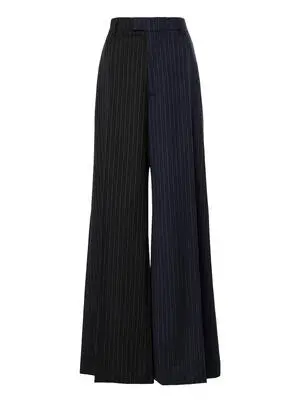 VETEMENTS Pinstripe Wool Wide-leg Pants