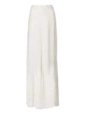 Stella McCartney Fringed Wide-leg Pants - White