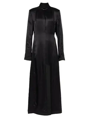MAISON MARGIELA Satin Maxi Dress - Black