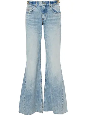 Stella McCartney Low-rise Flared Jeans - Blue