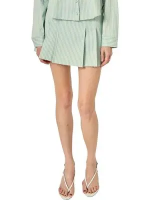 English Factory Sports Club Stripe Skort - Mint