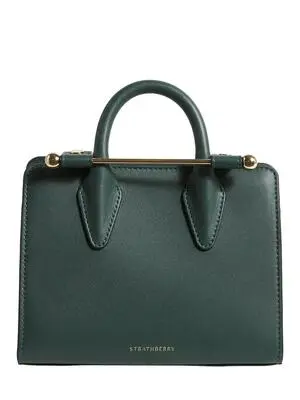 Strathberry Leather Nano Tote Bag - Green