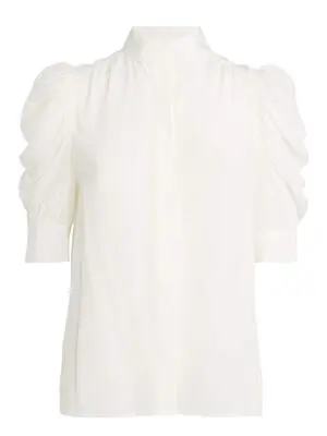 FRAME Silk Gillian Blouse