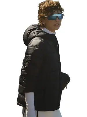 Athleta Aire Puffer Jacket Black