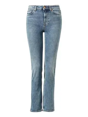 Tove Marlo Straight Leg Jeans - Mid Blue