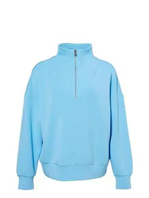Varley Hawley Half-Zip Sweatshirt Azure Blue