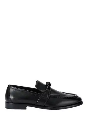 Bottega Veneta Astaire Knot Leather Loafers - Black