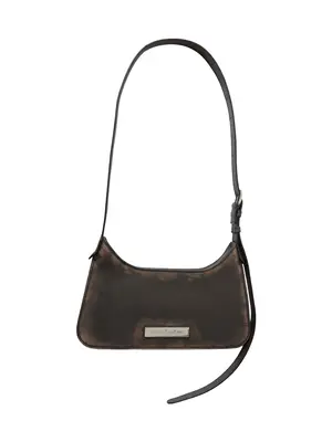 Acne Studios Platt Mini Embellished Shoulder Bag - Brown