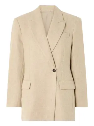 BRUNELLO CUCINELLI Brunello Cucinelli Brushed Alpaca-Blend Blazer
