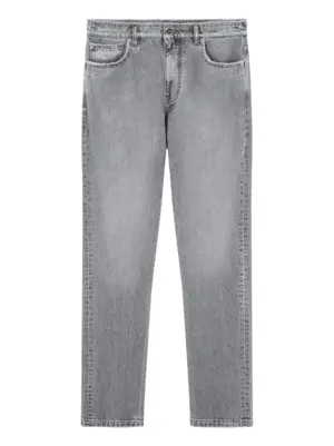 VERSACE Versace Frayed Straight-Leg Jeans