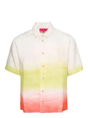THE ELDER STATESMAN Sulfur Gradient Shirt - White
