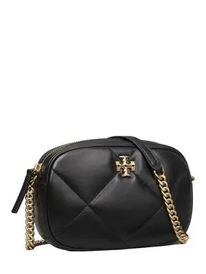 Tory Burch Kira Diamond Quilt Camera Bag - Black