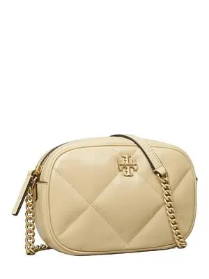 Tory Burch Kira Diamond Quilt Camera Bag - Vanilla Soft Serve