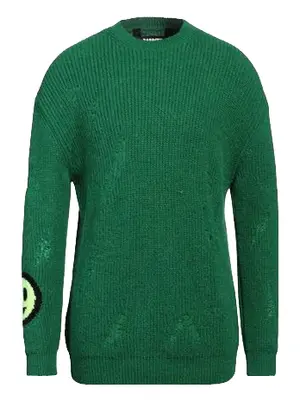 BARROW BARROW Crewneck Lightweight Knit Sweater Green
