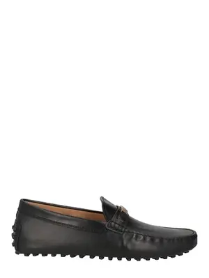 TOD'S Leather Loafers Black