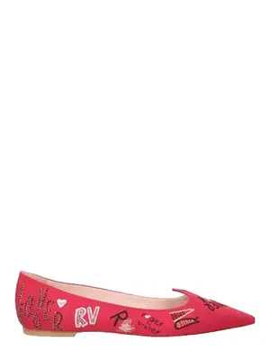 ROGER VIVIER Ballet Flats - Red