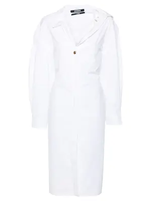 Jacquemus La Robe Chemise Dress - White