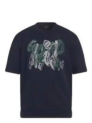 Giorgio Armani T-shirt Size Cotton, Polyester - Navy