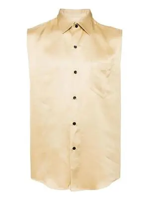 ERNEST W. BAKER Buttoned-up Sleeveless Shirt